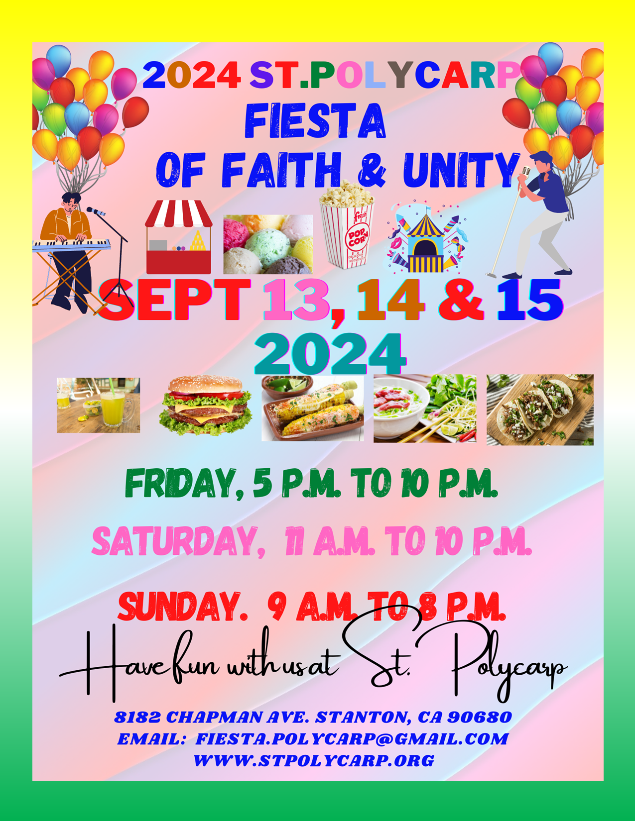 Fiesta 2024 - Saint Polycarp Catholic Church
