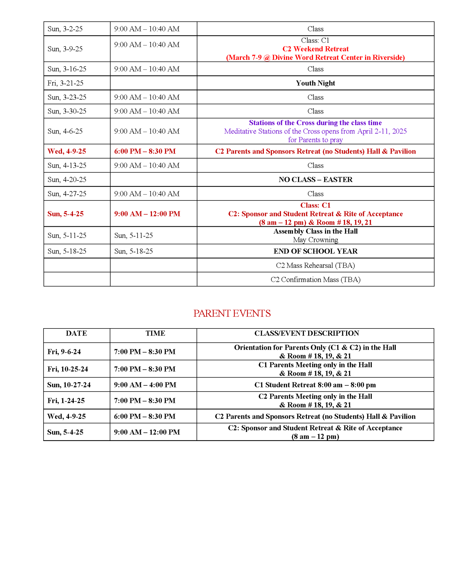 Teen Confirmation Program - Saint Polycarp Catholic Church